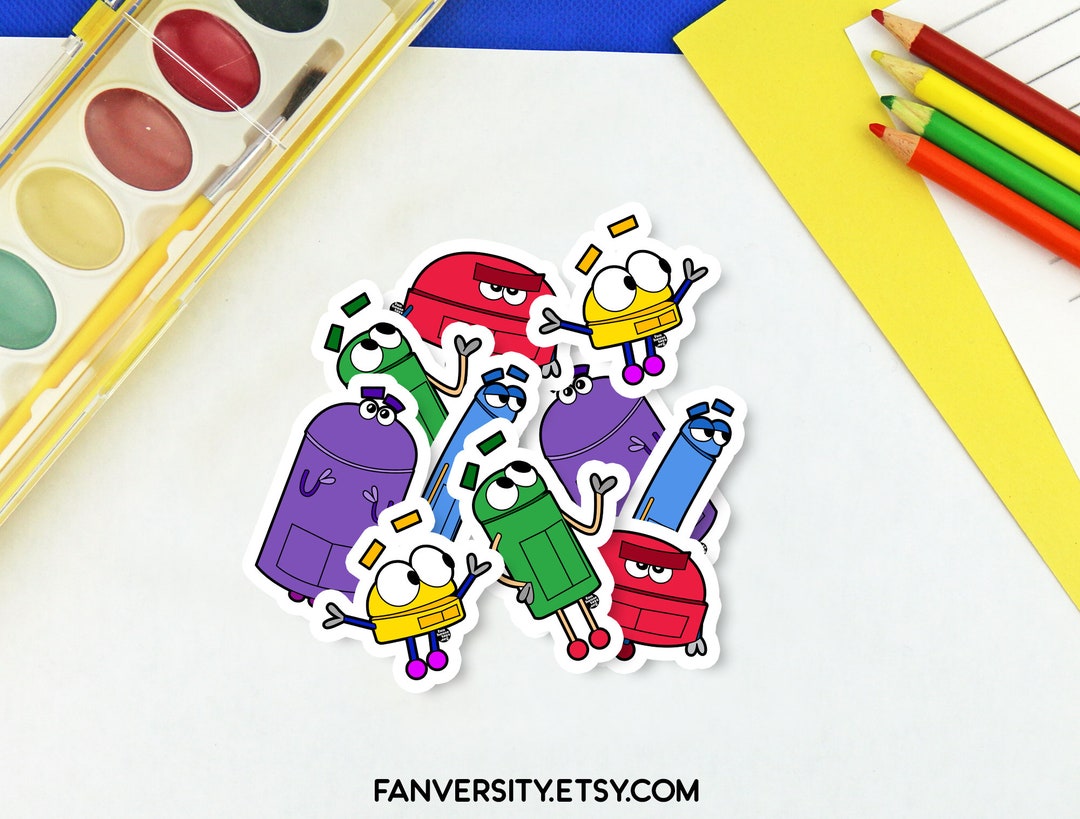 Storybots Sticker for Kindergarten and Preschool Party Favor, Solar ...