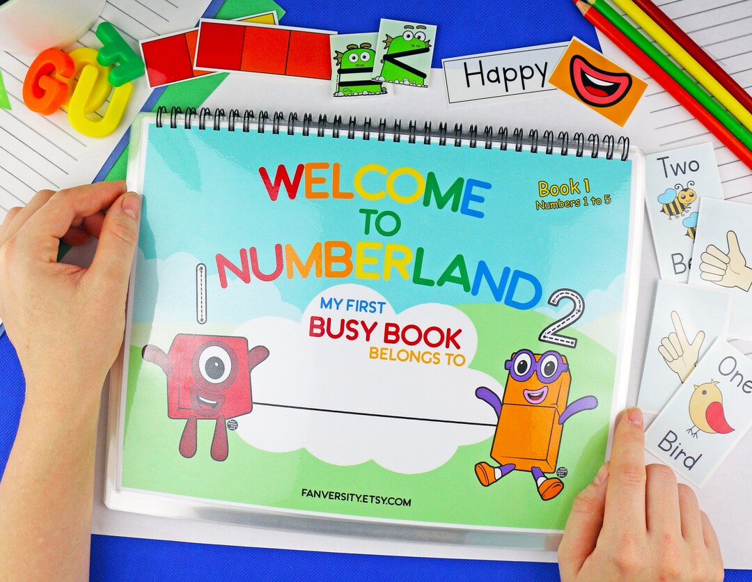 Number 1 to 10 Busy Binder Book - Activity Book for Preschool and ...