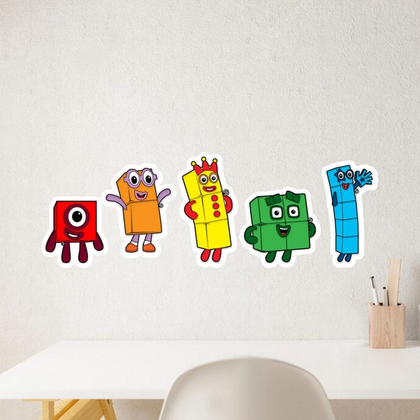 Numberblocks Stickers 1 100 - Etsy