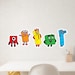 Numberblocks Wall Decals: Math Learning Stickers for Kids - Etsy