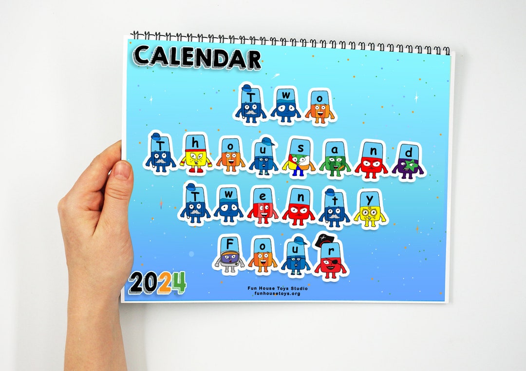 Alphablocks Calendar 2024 - Etsy