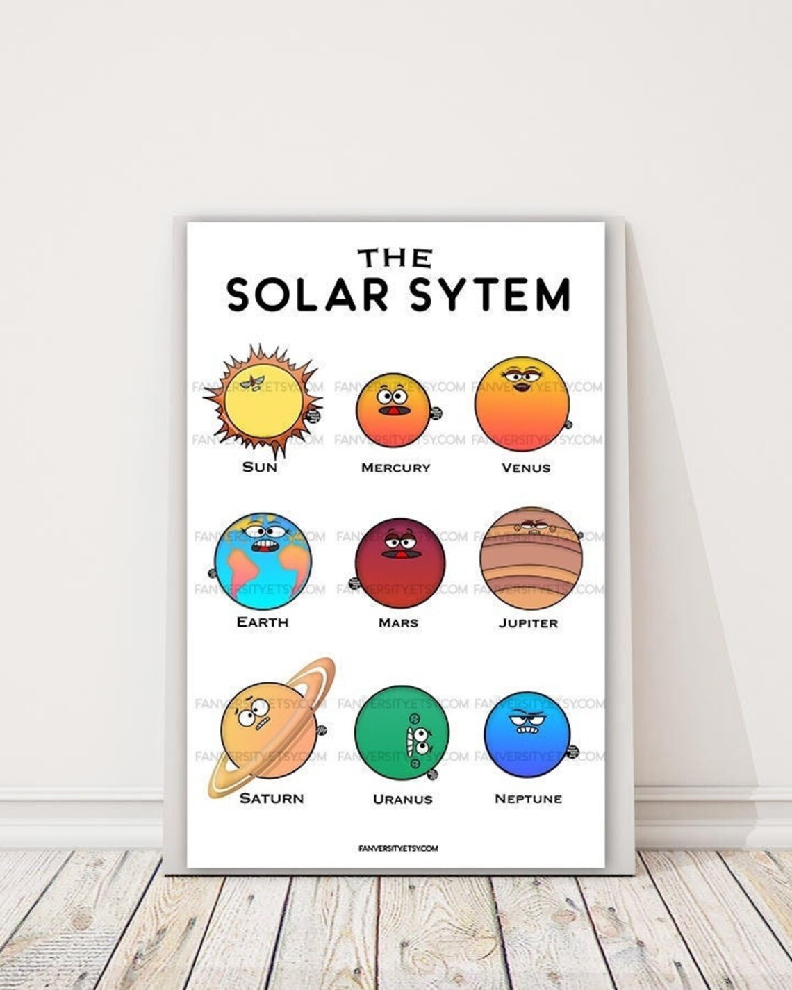 Story Bots Solar System Poster Educational Poster for - Etsy
