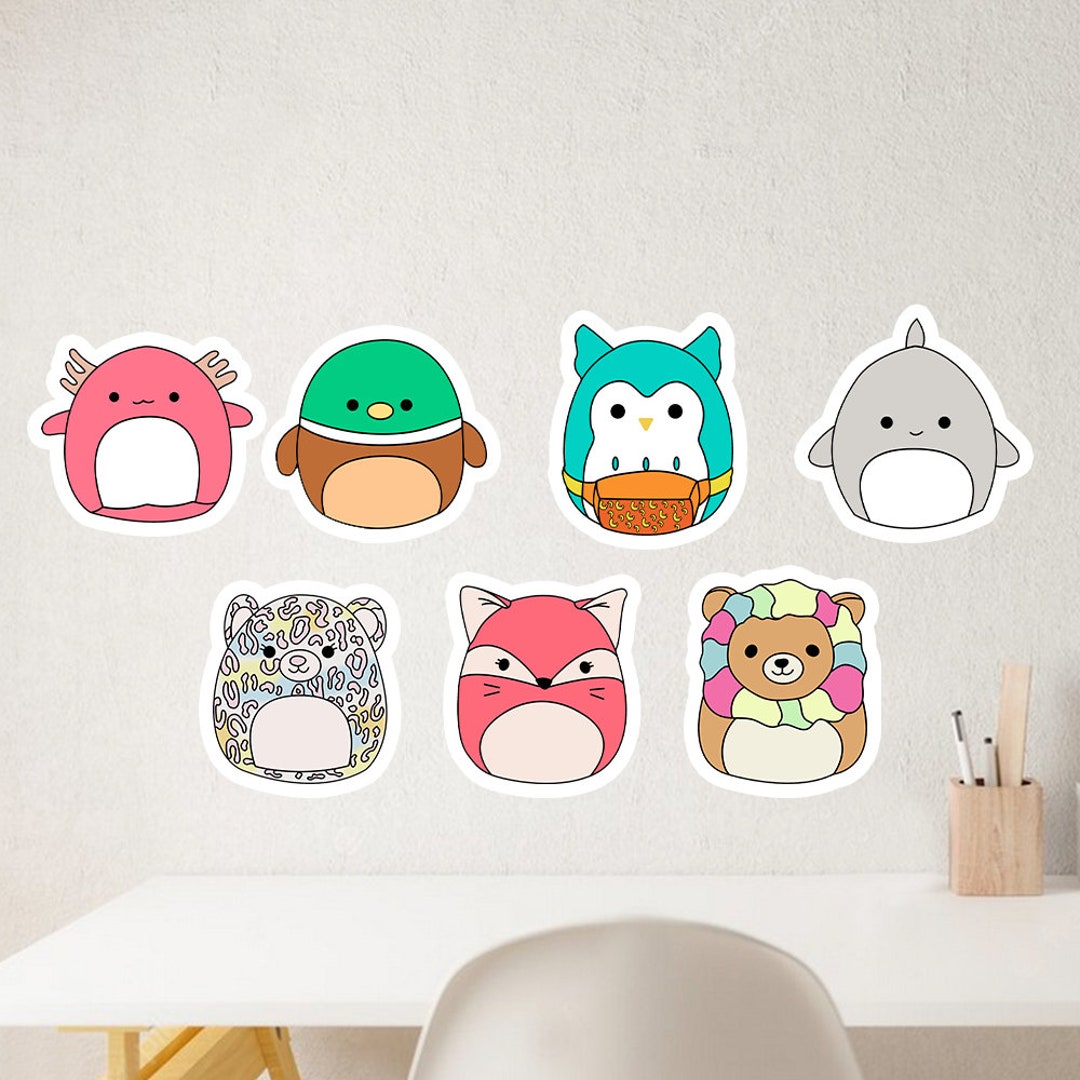 Squishmallow Wall Decals Sticker for Kindergarten and Preschool - Etsy