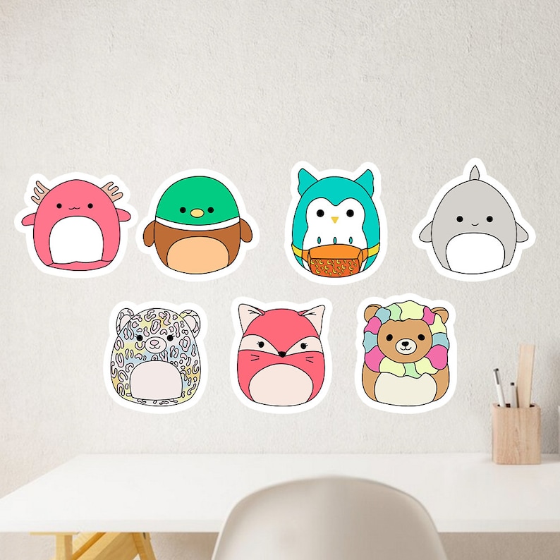 Squish Wall Decals Sticker - for Kindergarten and Preschool - Etsy