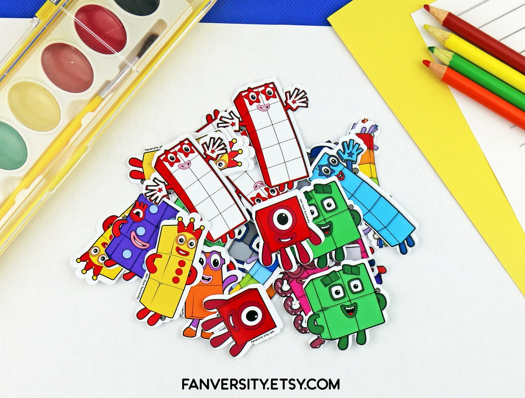 Number Sticker 1 to 100 - for Kindergarten and Preschool - Count ...