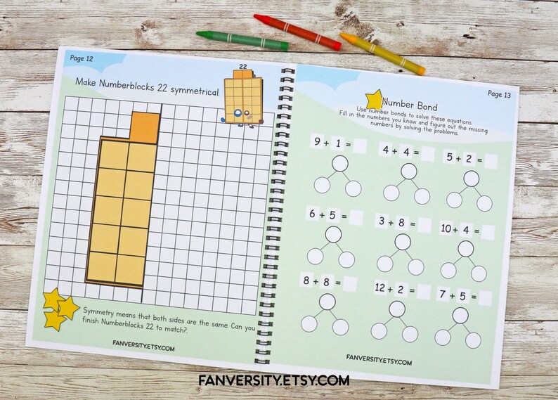 Numberblocks Activity Book for 1st Grade Curriculum Based - Etsy