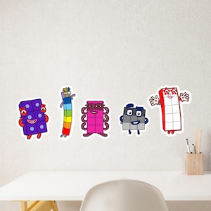 Numberblocks Wall Decals Sticker for Kindergarten and Preschool ...
