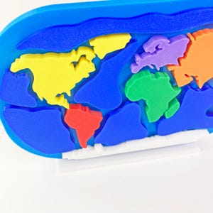 World Map Puzzle and Model – Hands-on Geography Learning Tool - STEM ...