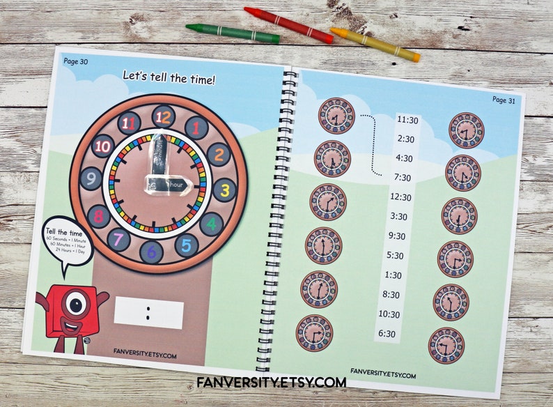 Numberblocks Activity Book for 1st Grade Curriculum Based - Etsy