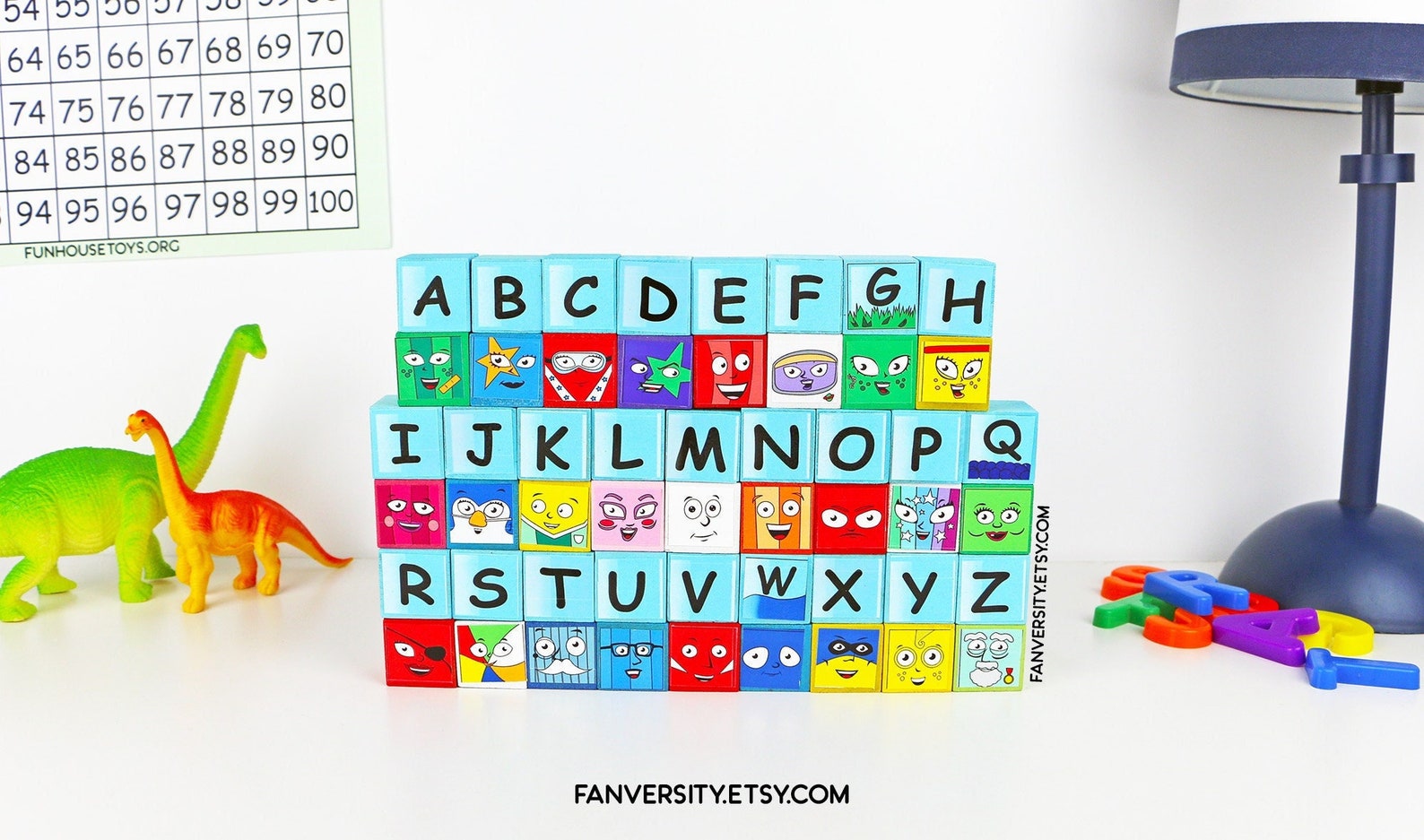 Alphablocks A Z Silence E & Plusman Stackable Wooden - Etsy UK