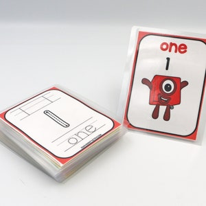 Numberblocks 0 to 100 Flashcards - Etsy Canada