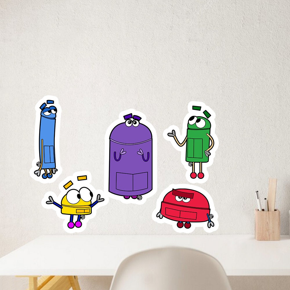 Storybots Wall Decals Sticker - for Kindergarten and Preschool - Etsy