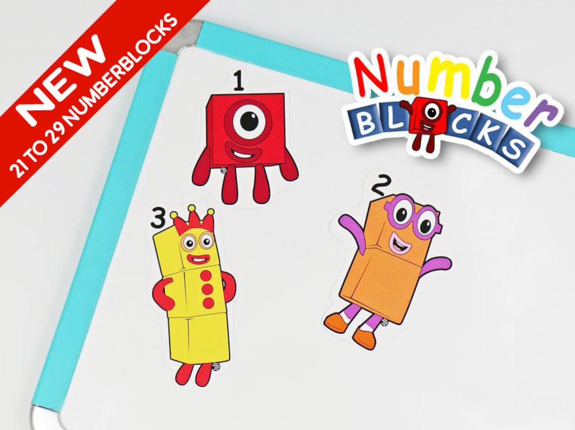 Magnetic Numberblocks Set 1 to 100 | Etsy