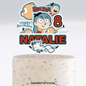 Hilda Birthday Party Supplies: Banner, Bags, Cups & Napkins - Etsy