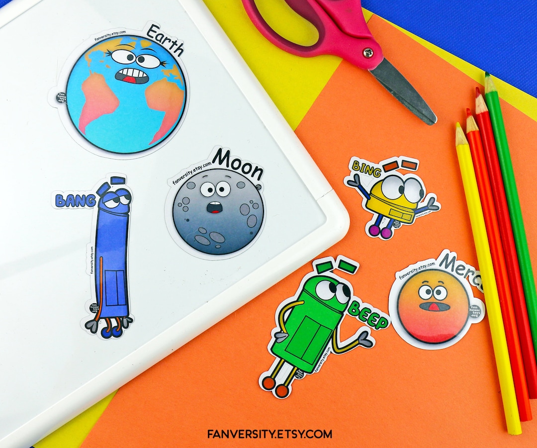 Story Bots Magnetic Solar System Great Learning Tool for Kindergarten ...