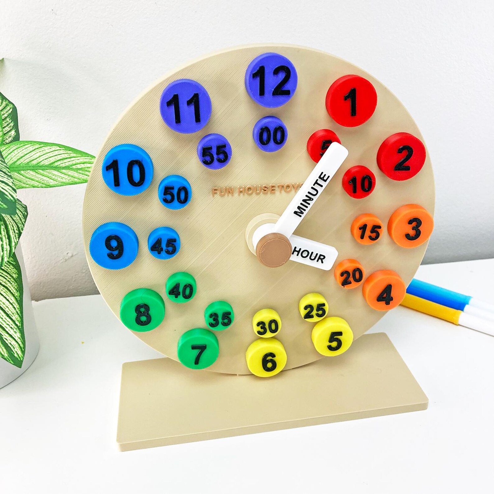 Montessori Learning Clock: Build & Learn Time - Classroom Homeschool ...