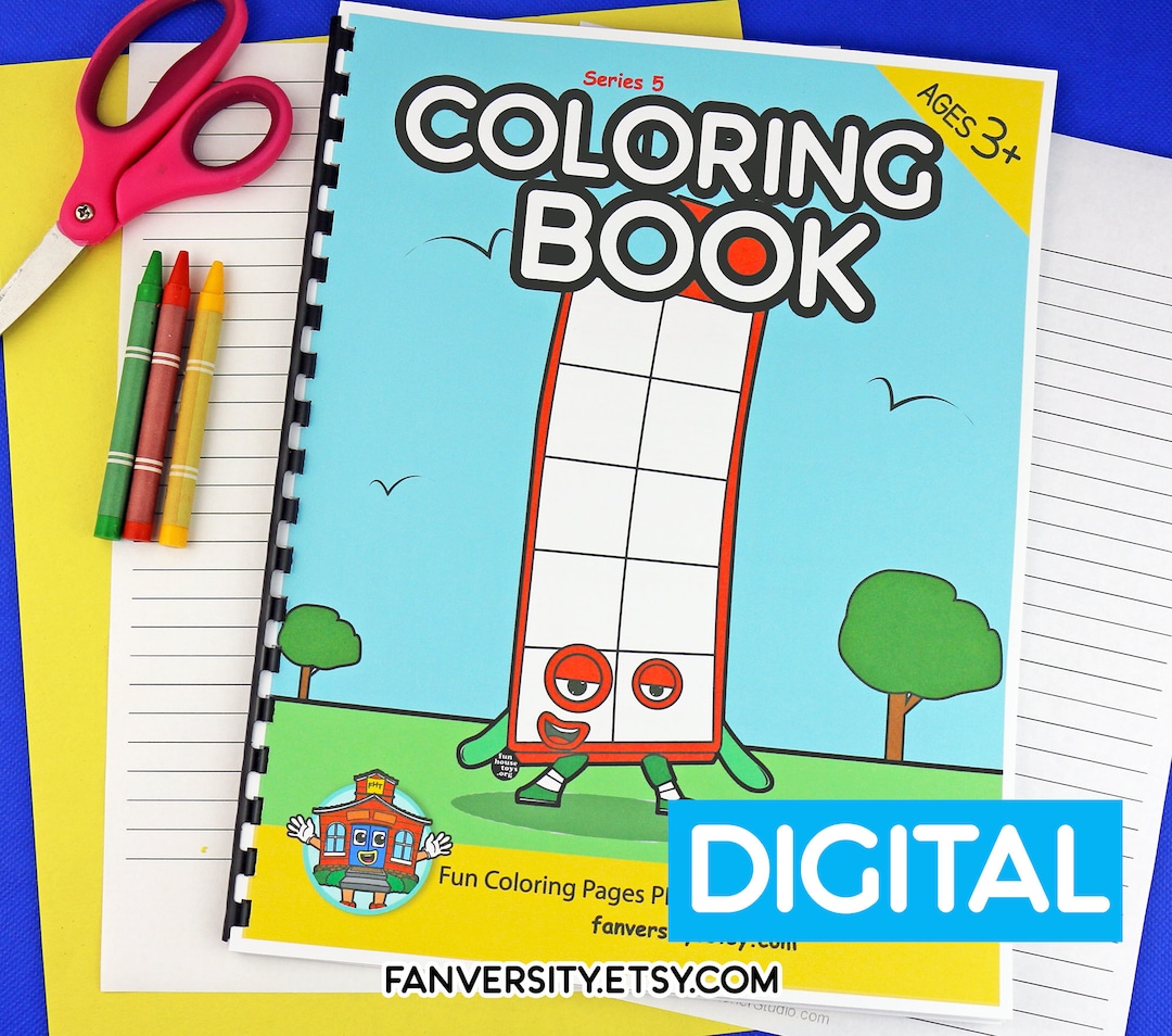 Number 10 to 20 Coloring Book - Printed - Etsy