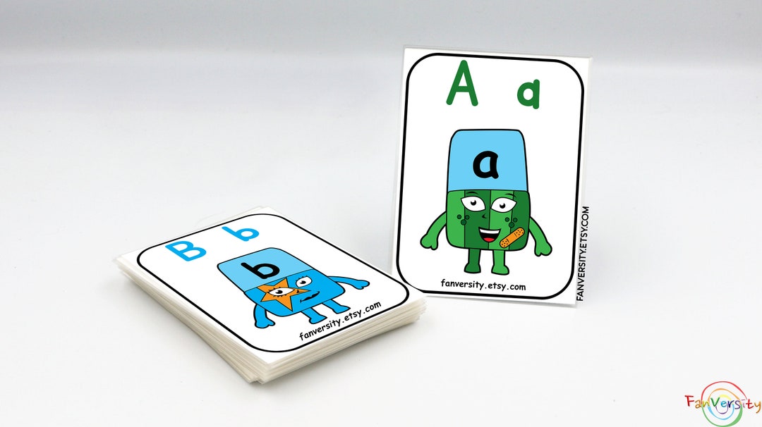 Alphabet A to Z Flashcards - Etsy