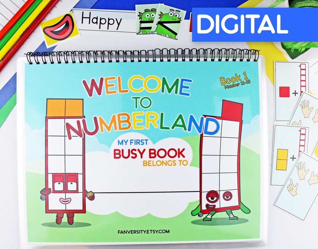 Number 11 to 20 Busy Binder Book - Activity Book for Pre-k and ...