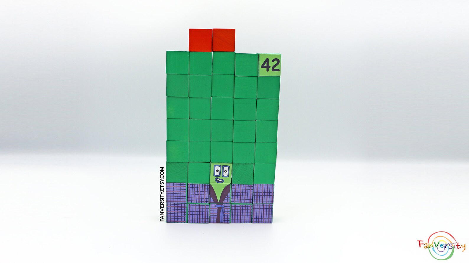 Number 42 45 Blocks Stackable Wooden Blocks Spillproof - Etsy