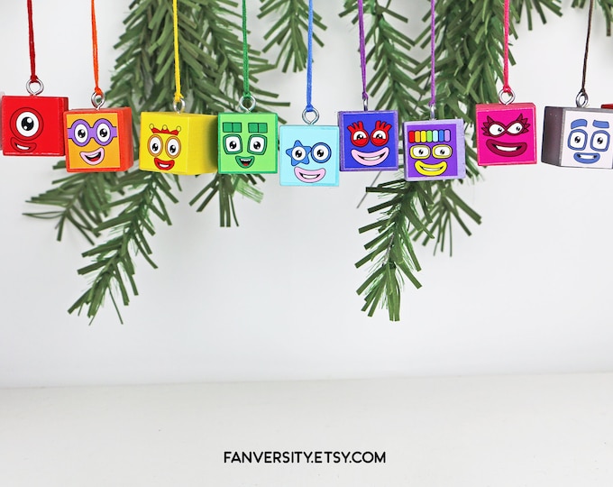 Number 1 to 20 Christmas Ornaments - Etsy