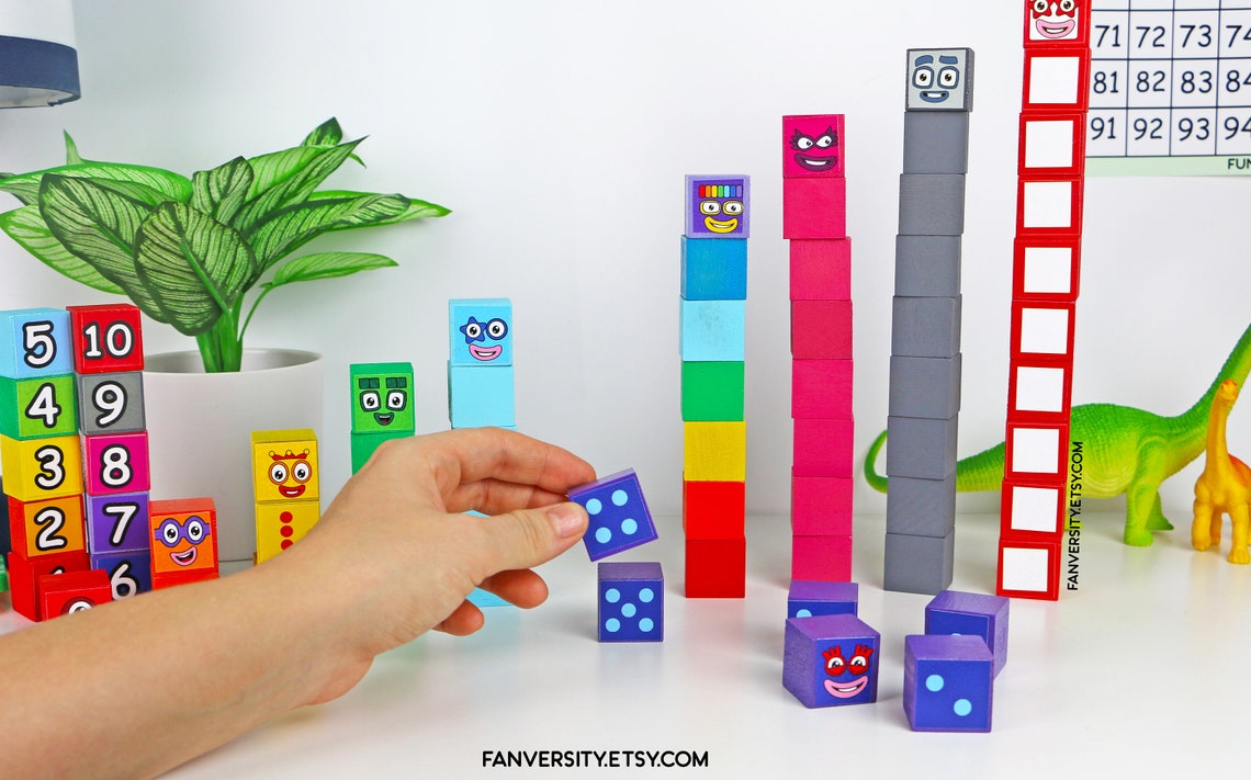 Numberblocks 0 10 Blocks Stackable Wooden Blocks - Etsy