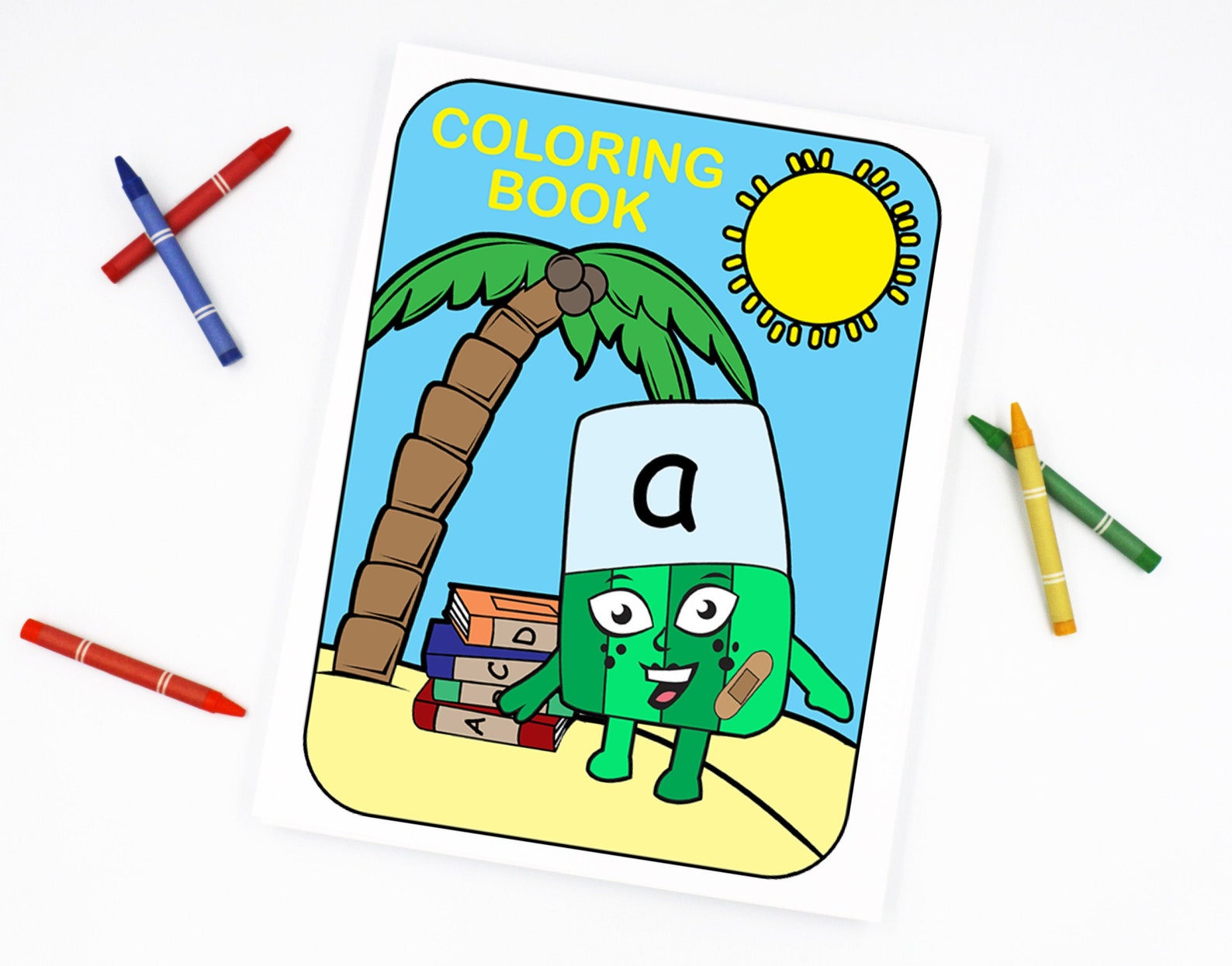 Alphablocks Coloring Book A to N Series 1 Instant Download | Etsy