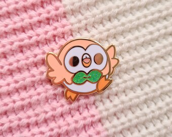 Rowlet Pin - Etsy