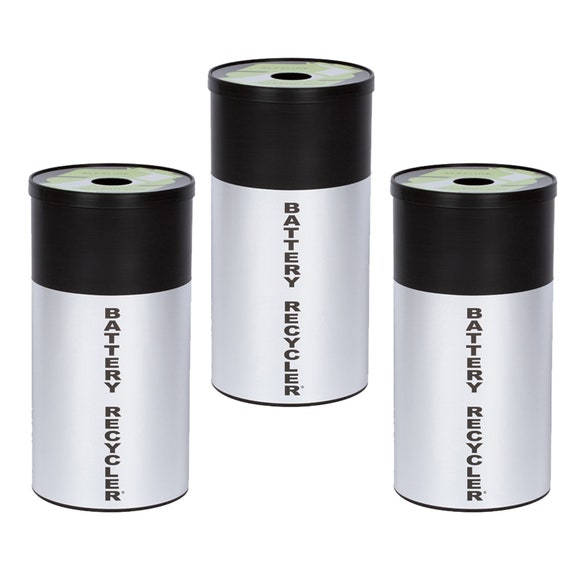 Set of 3 Battery Collection Containers the BATTERY RECYCLER® - Etsy