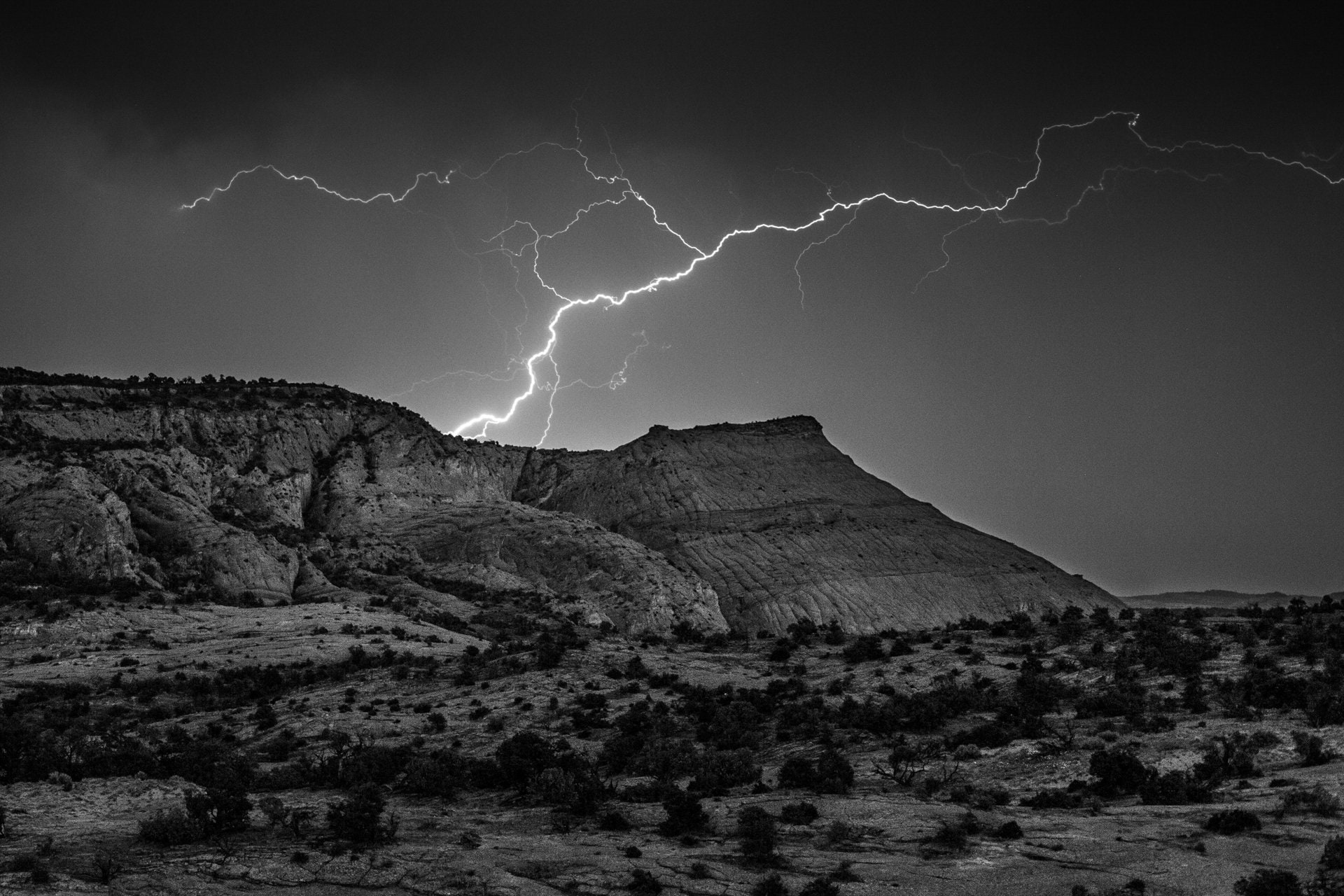 Lightning in the Desert, Utah | Landscape Photography | Photographic ...