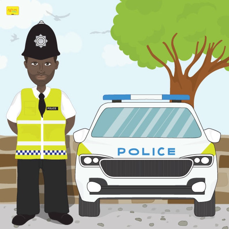 Policeman Jigsaw Puzzle With Free Digital Download - Etsy