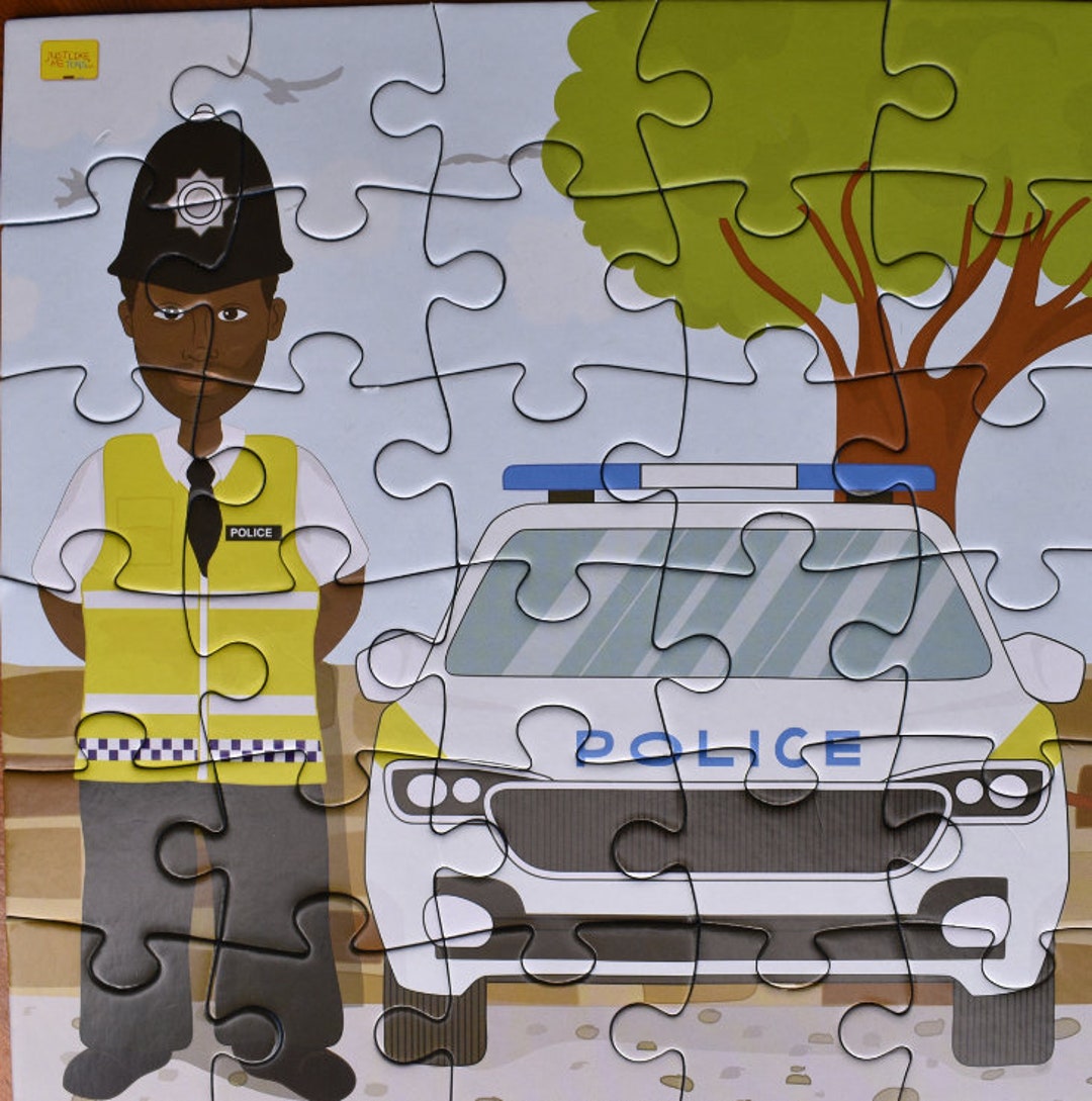 Policeman Jigsaw Puzzle With Free Digital Download - Etsy