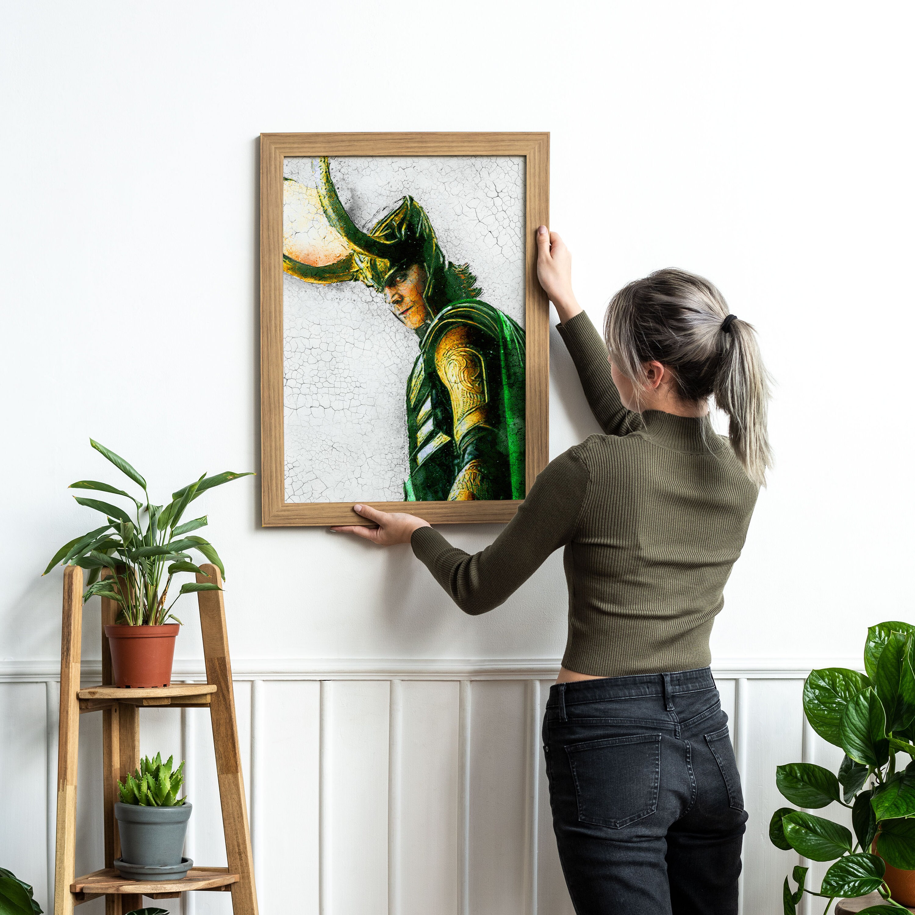 Loki Wall Art Print Tom Hiddleston the Avengers Endgame - Etsy