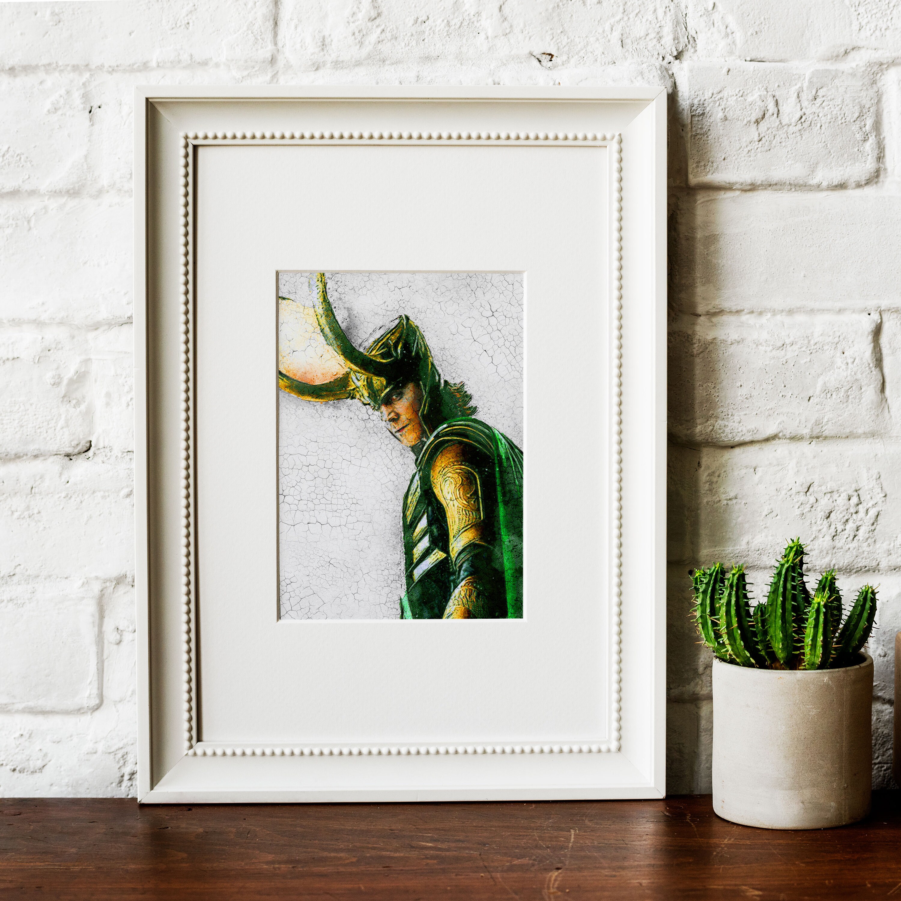 Loki Wall Art Print Tom Hiddleston the Avengers Endgame | Etsy