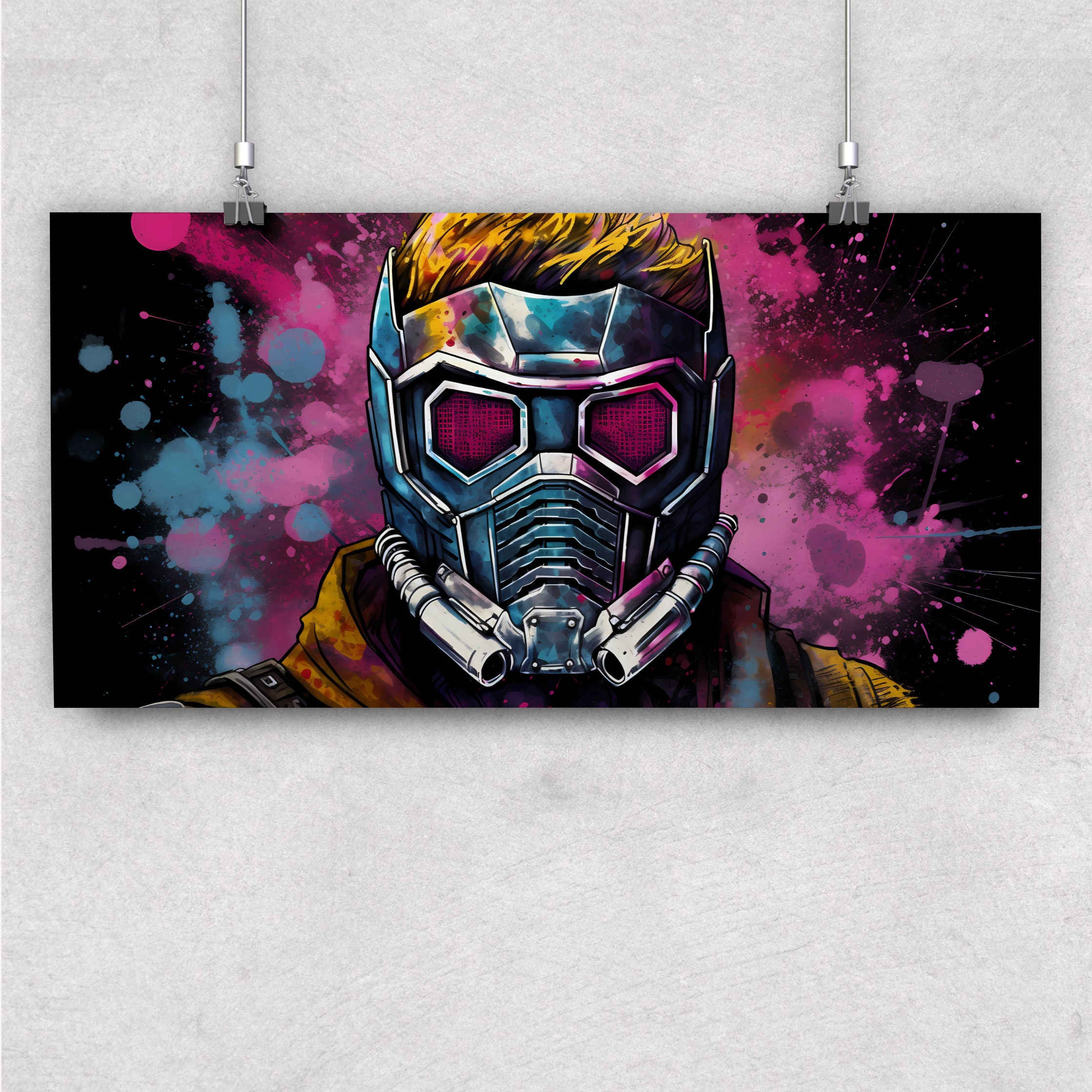 Star Lord Mask Poster
