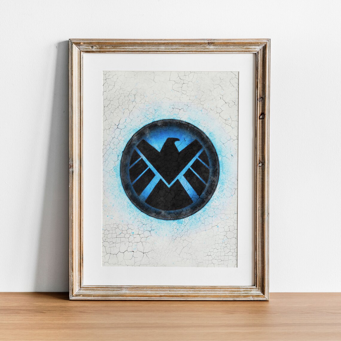 Agents of Shield Marvel Poster S.H.I.E.L.D Logo Wall Art | Etsy UK