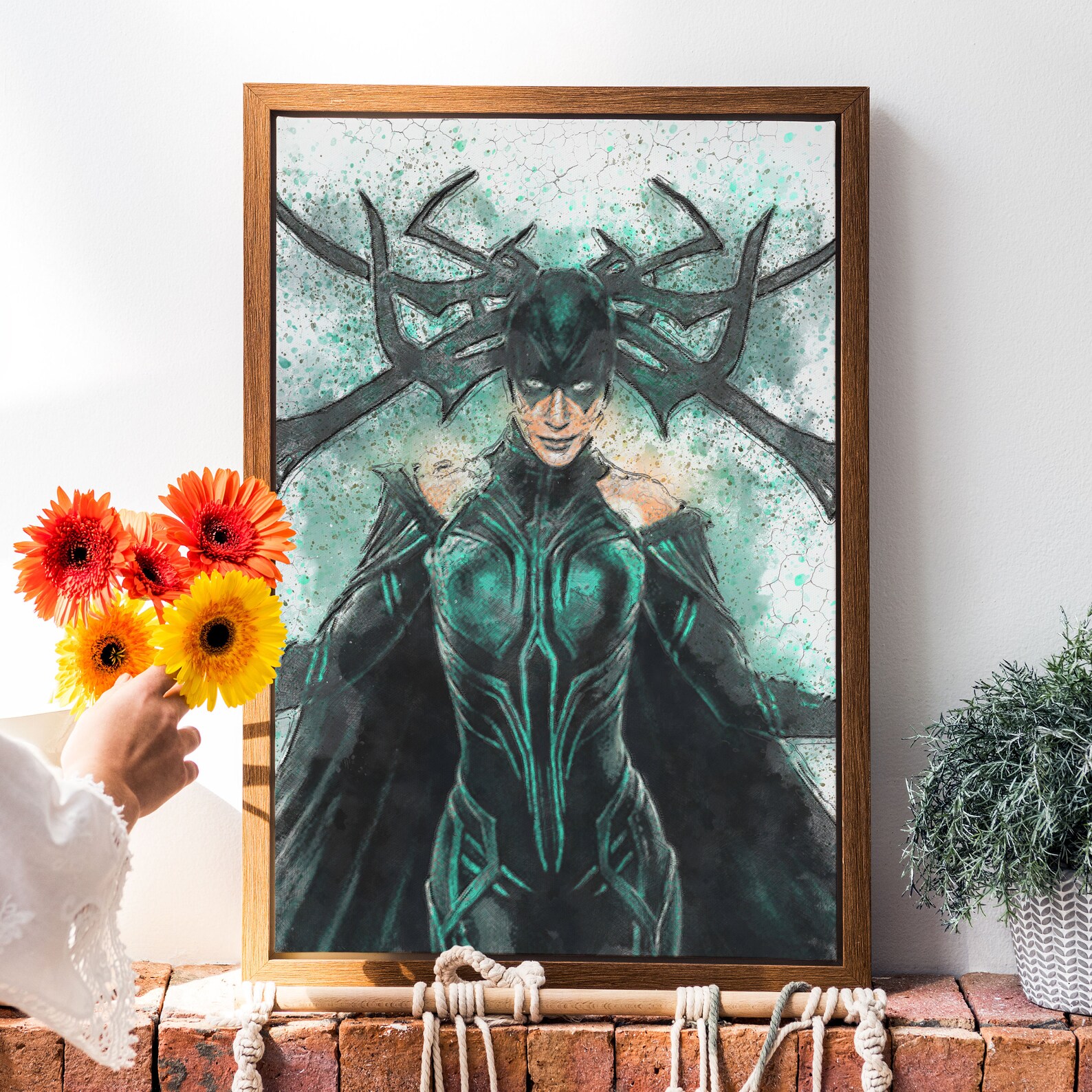 Hela Göttin des Todes Kunstdruck Thor Ragnarok FilmDrucke - Etsy.de