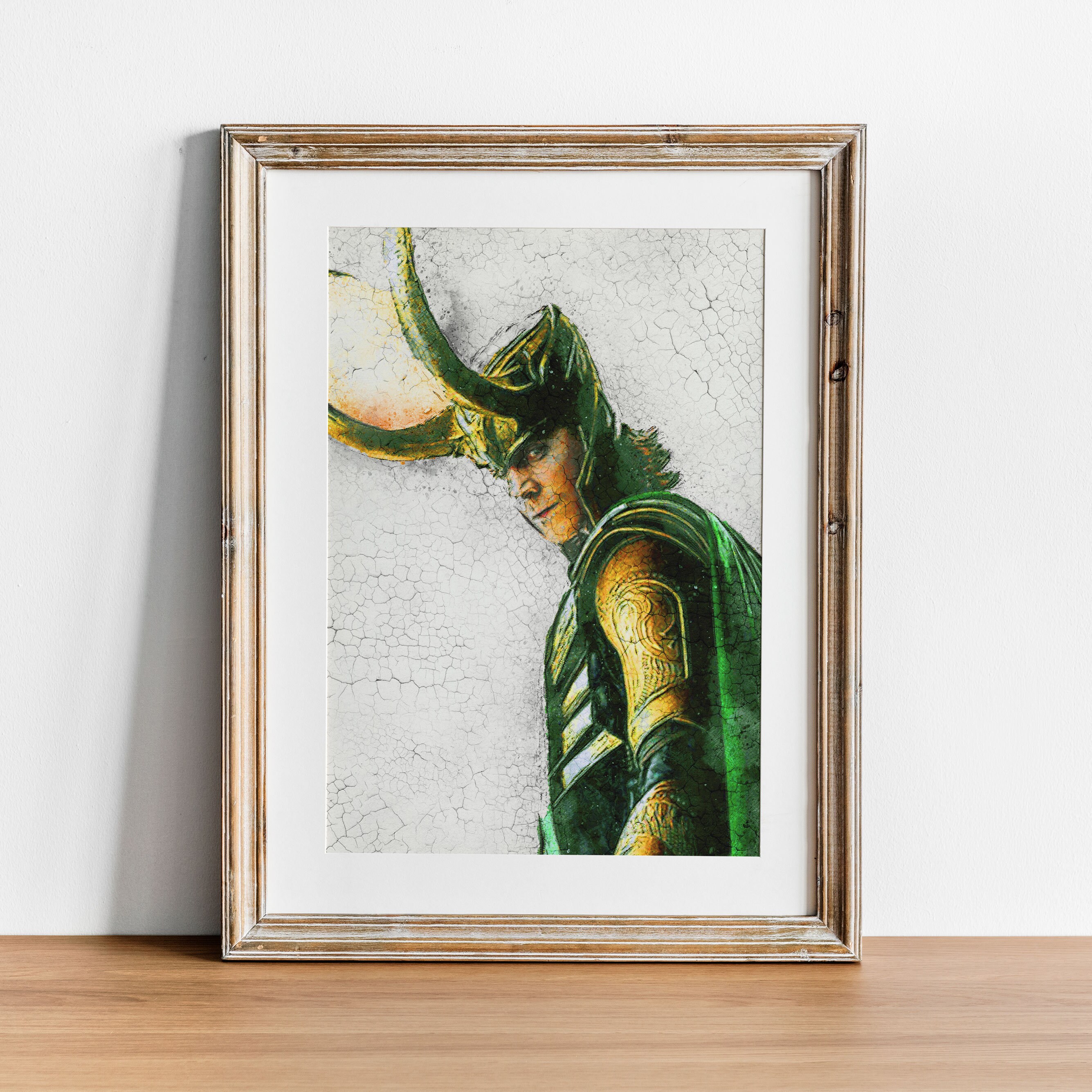 Loki Wall Art Print Tom Hiddleston the Avengers Endgame - Etsy