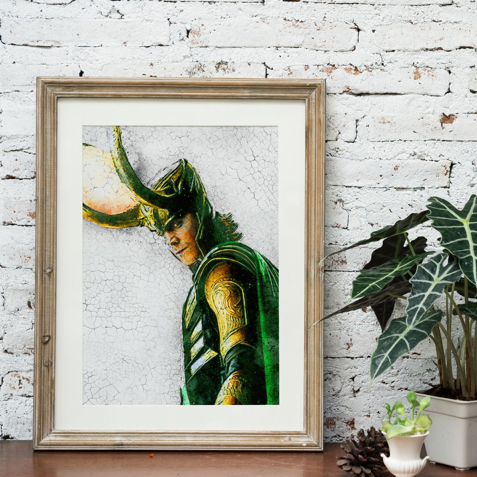 Loki Wall Art Print Tom Hiddleston the Avengers Endgame - Etsy