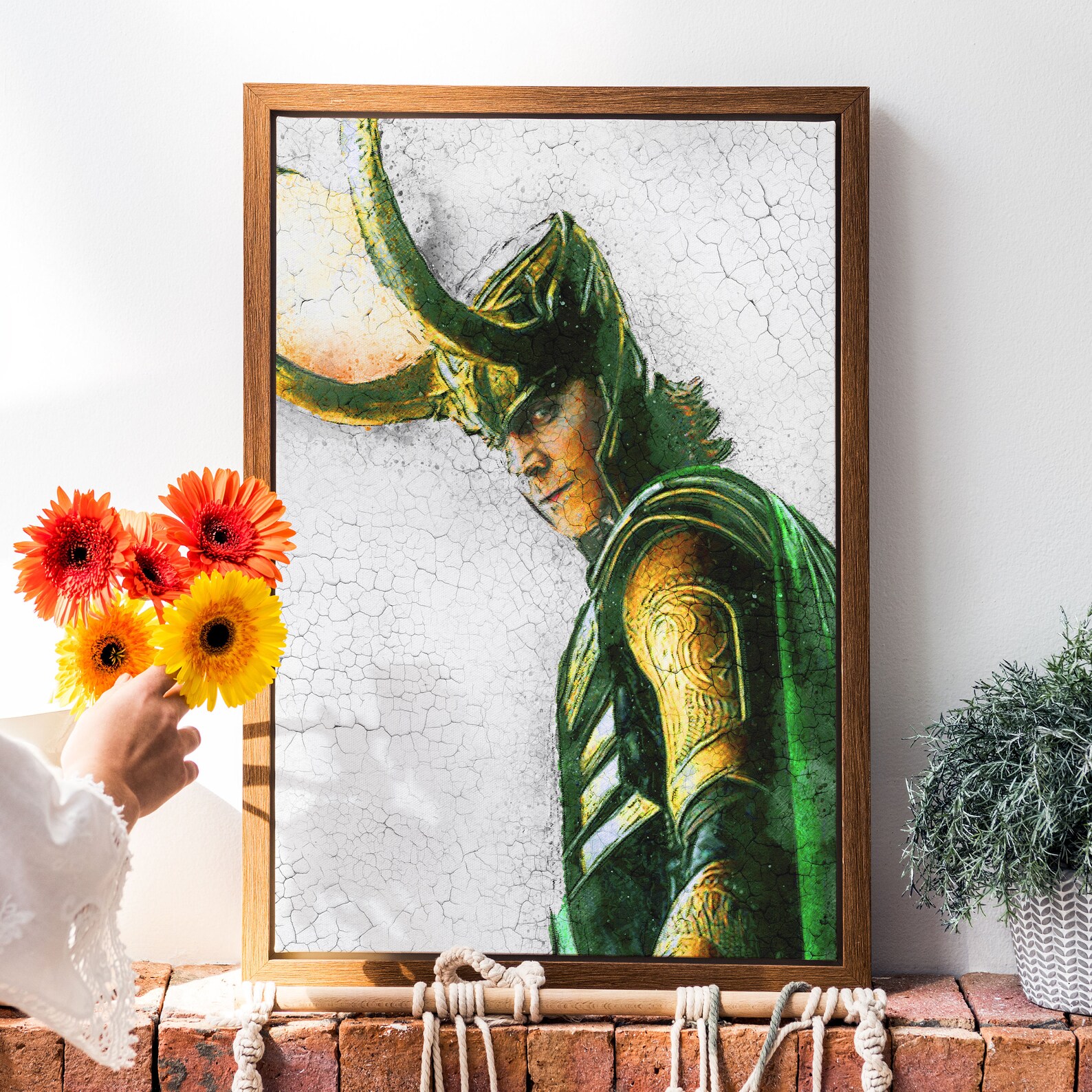 Loki Wall Art Print Tom Hiddleston the Avengers Endgame - Etsy
