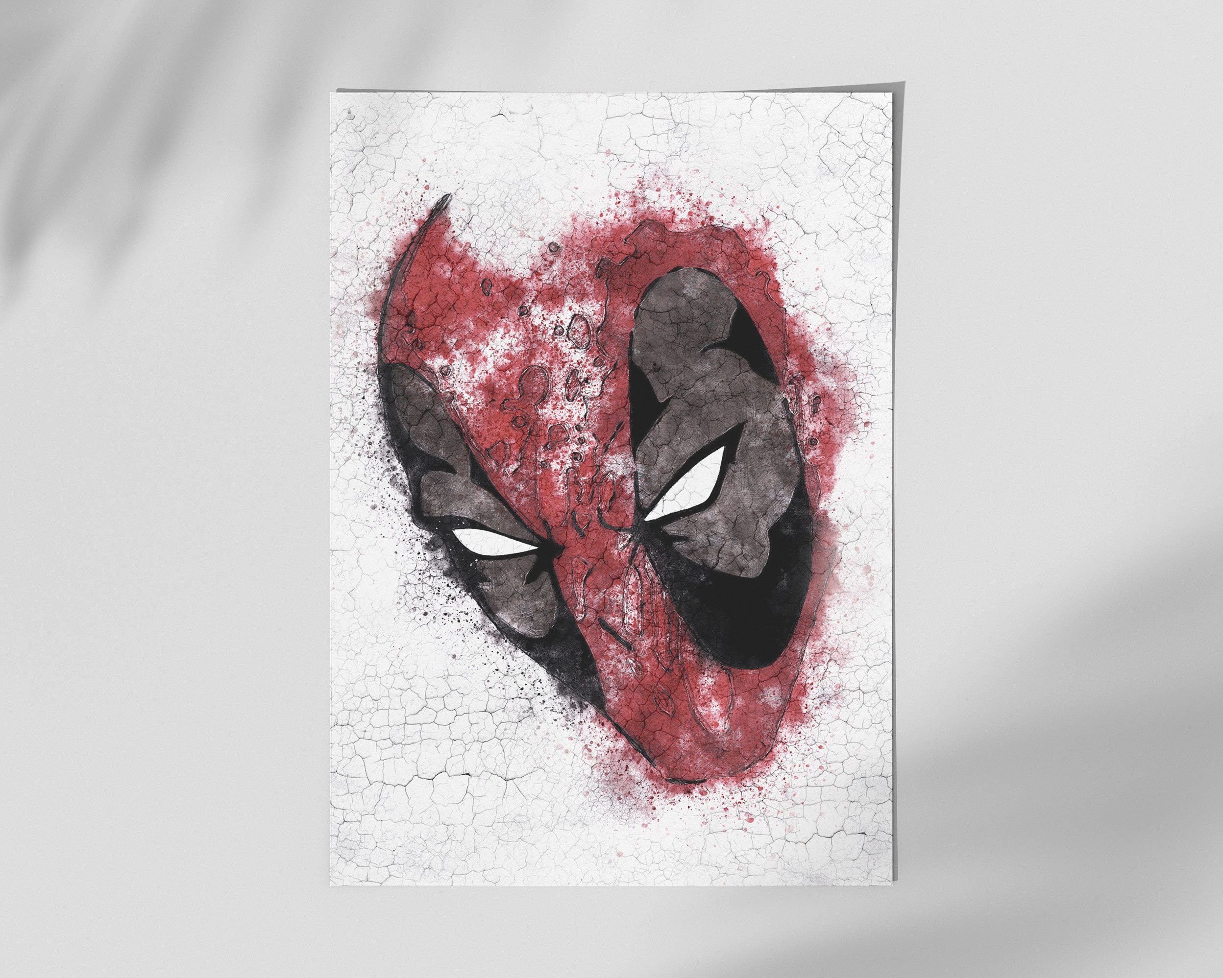 Deadpool Poster Graffiti Style Deadpool Wall Decor on 100% | Etsy
