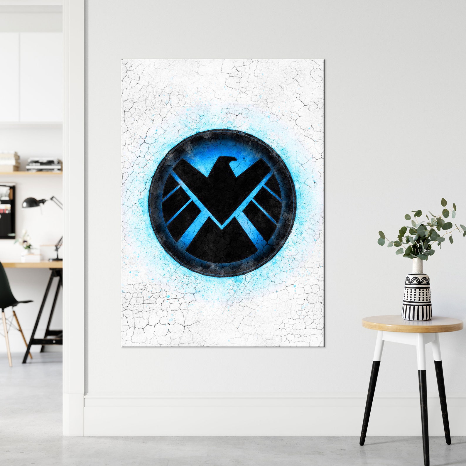 Agents of Shield Marvel Poster S.H.I.E.L.D Logo Wall Art - Etsy UK