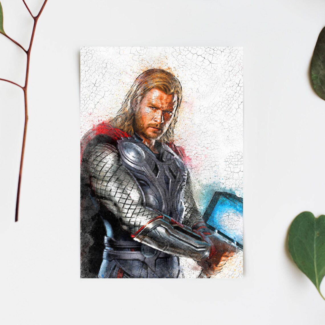 Thor Poster Marvel Avengers Superhero Fan Art Prints - Etsy UK
