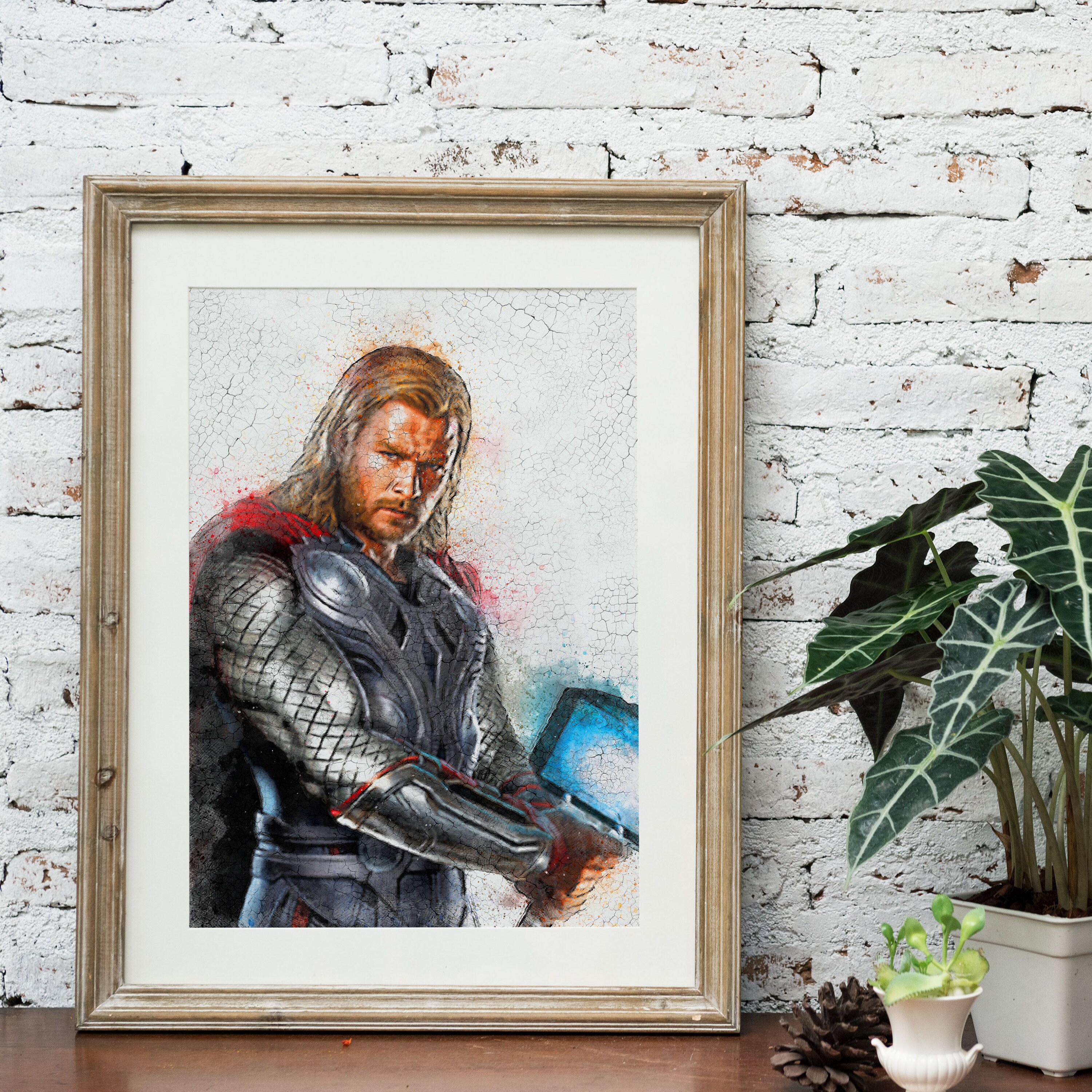 Thor Poster Marvel Avengers Superhero Fan Art Prints - Etsy UK