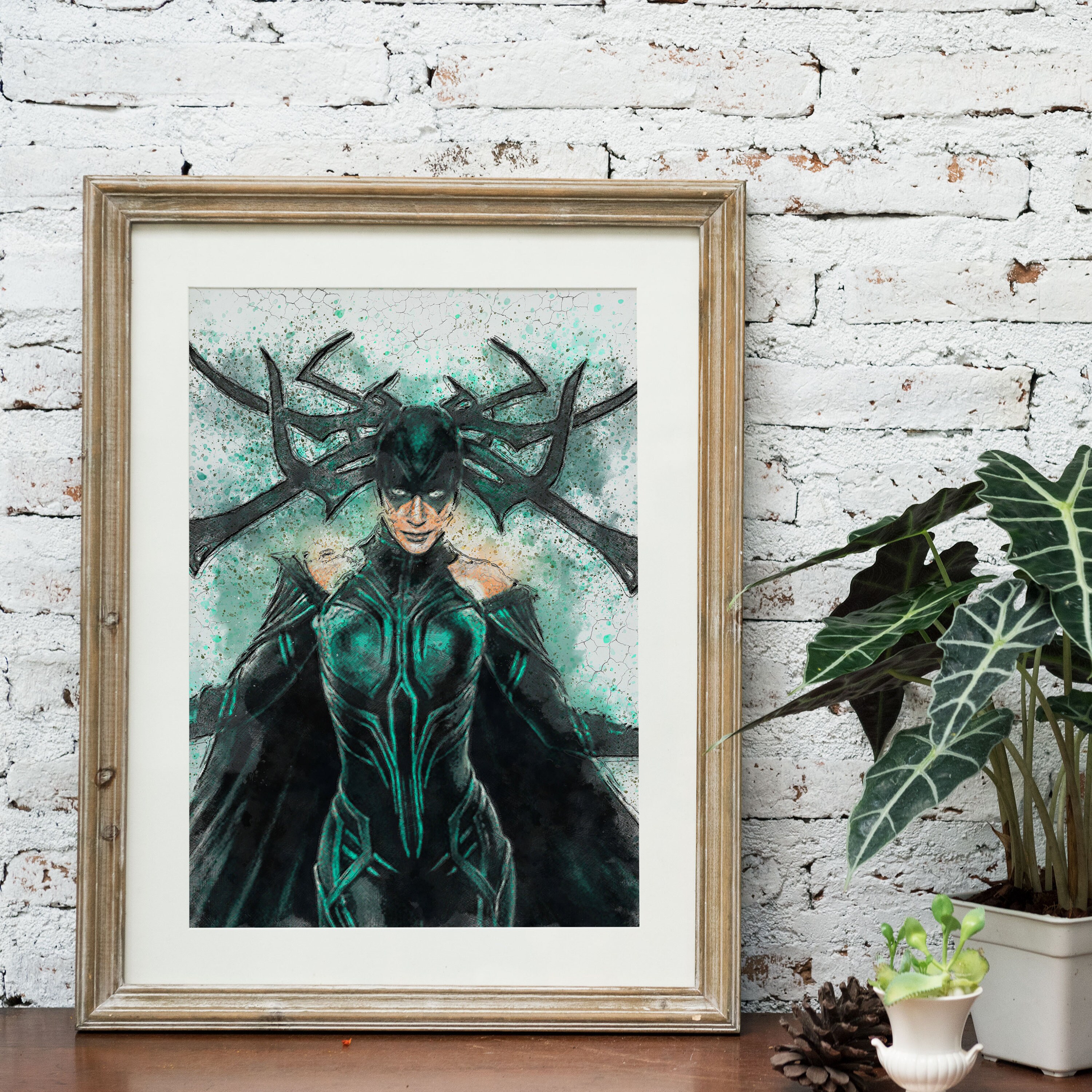 Hela Göttin des Todes Kunstdruck Thor Ragnarok FilmDrucke - Etsy.de