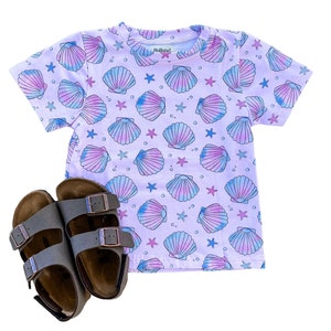 Girls Mermaid Shirt Toddler Mermaid Summer Beach Tee Birthday Girl Gift ...