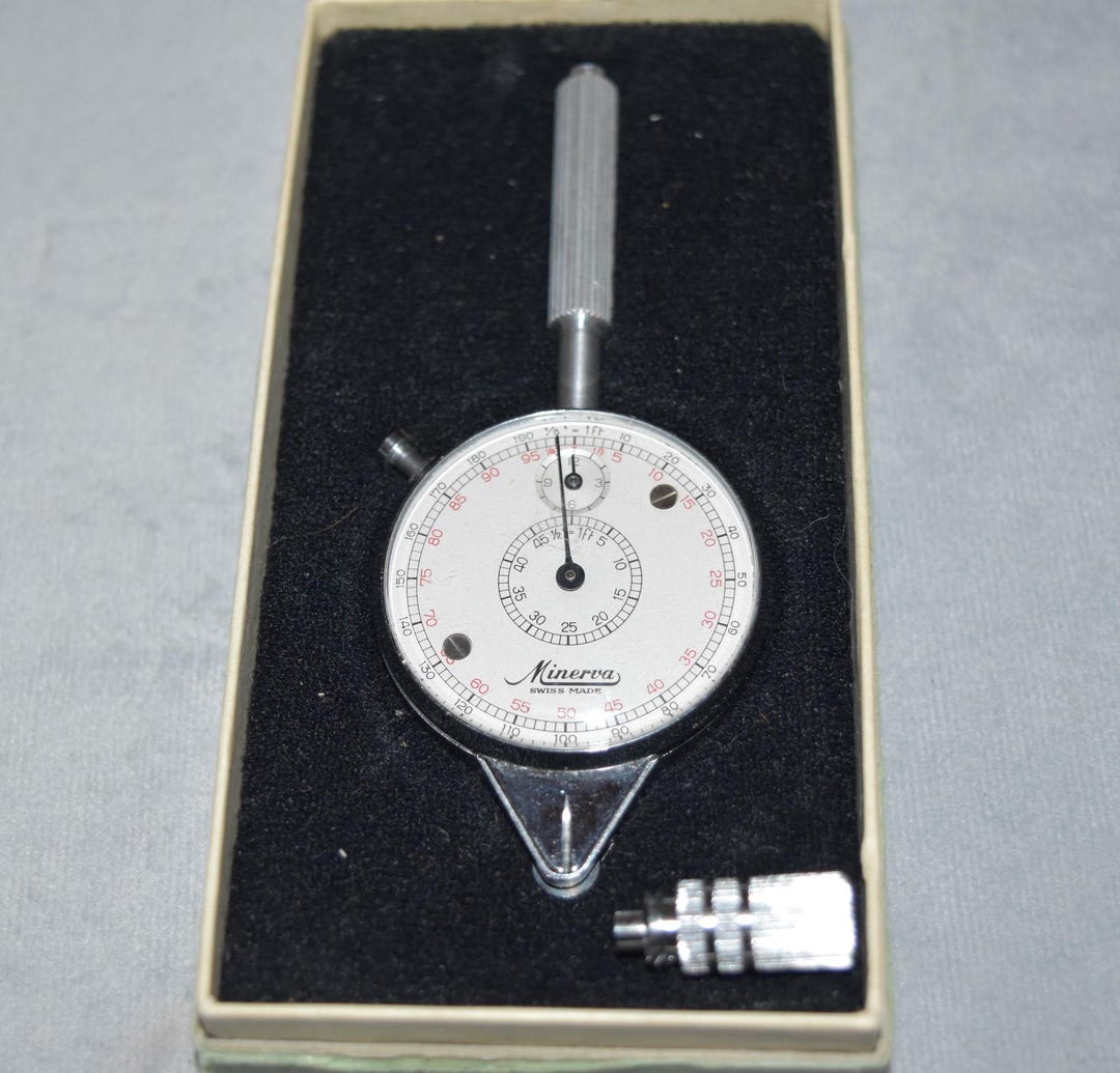 Antique. MINERVA Swiss Opisometer Map Curvimeter Measuring Drafting ...