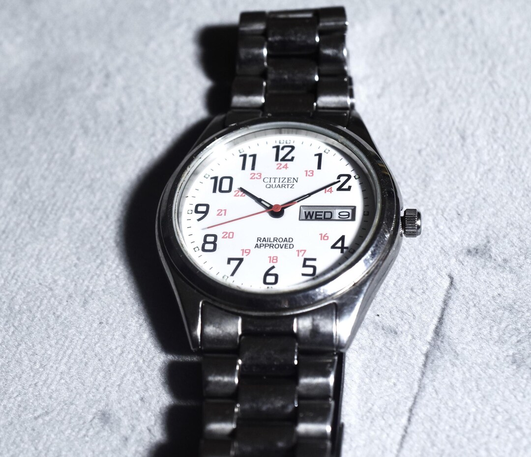1988 Citizen Railroad Approved Watch 1100-t38499 - Etsy