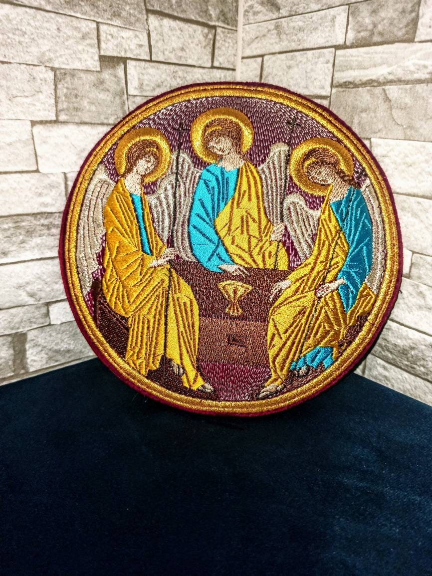 Chalice Cover 7 Inch Holy Trinity Angels - Etsy