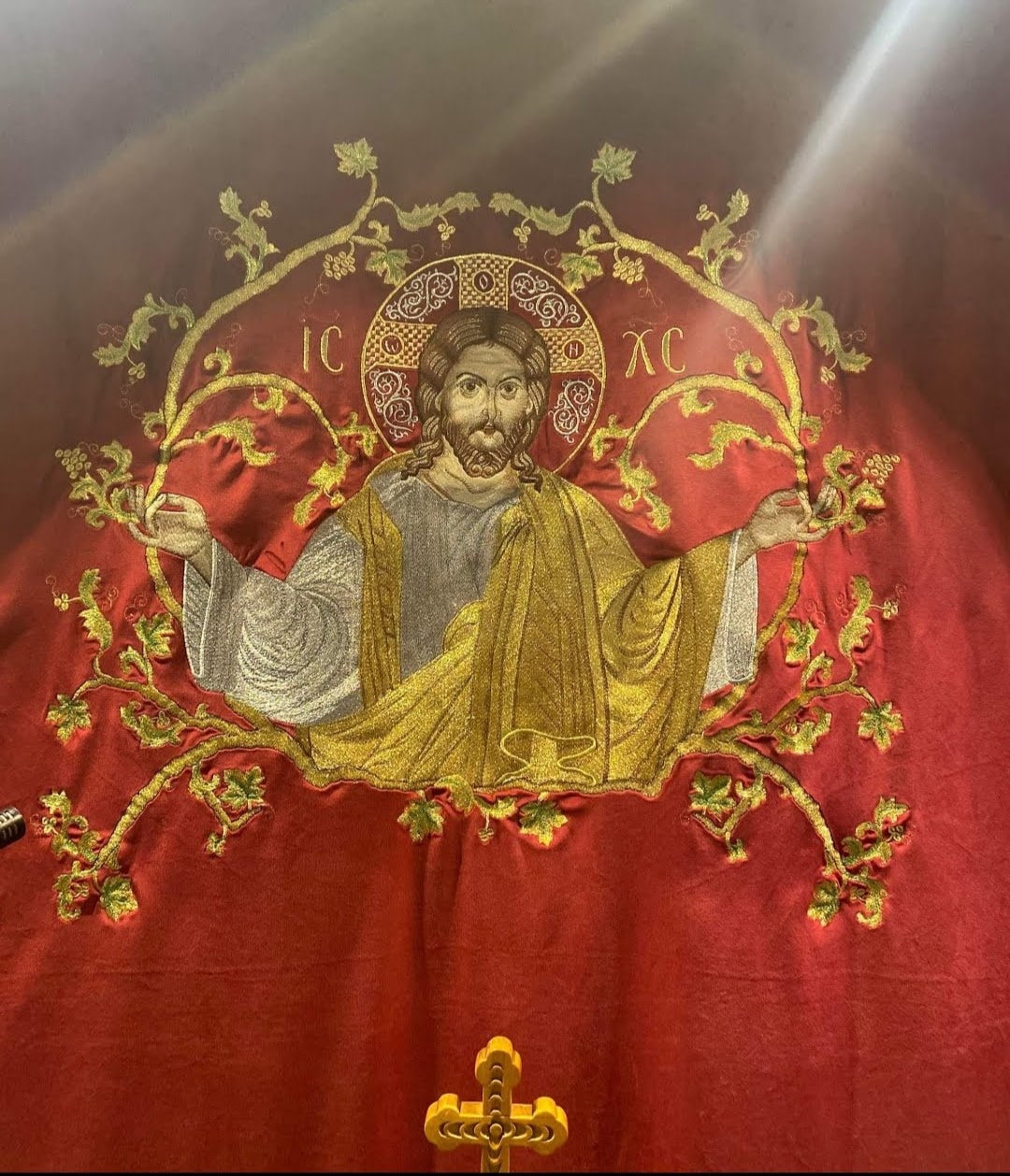 Holy Doors Curtains Katapetasma. Fully Embroidered, Orthodox Church. 2 ...